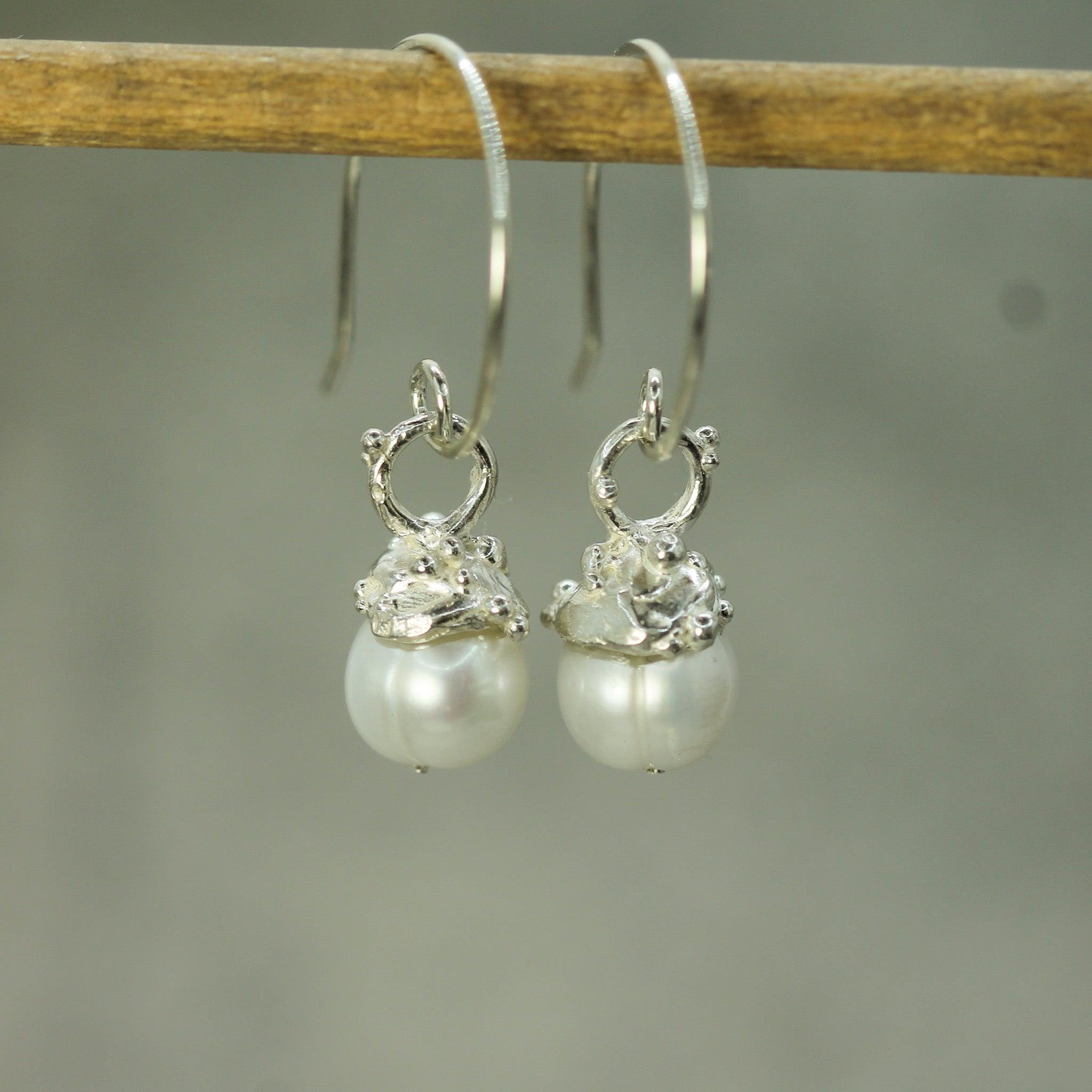 Pearl Earrings | Pearl Sleepers – Emma Glover Designs