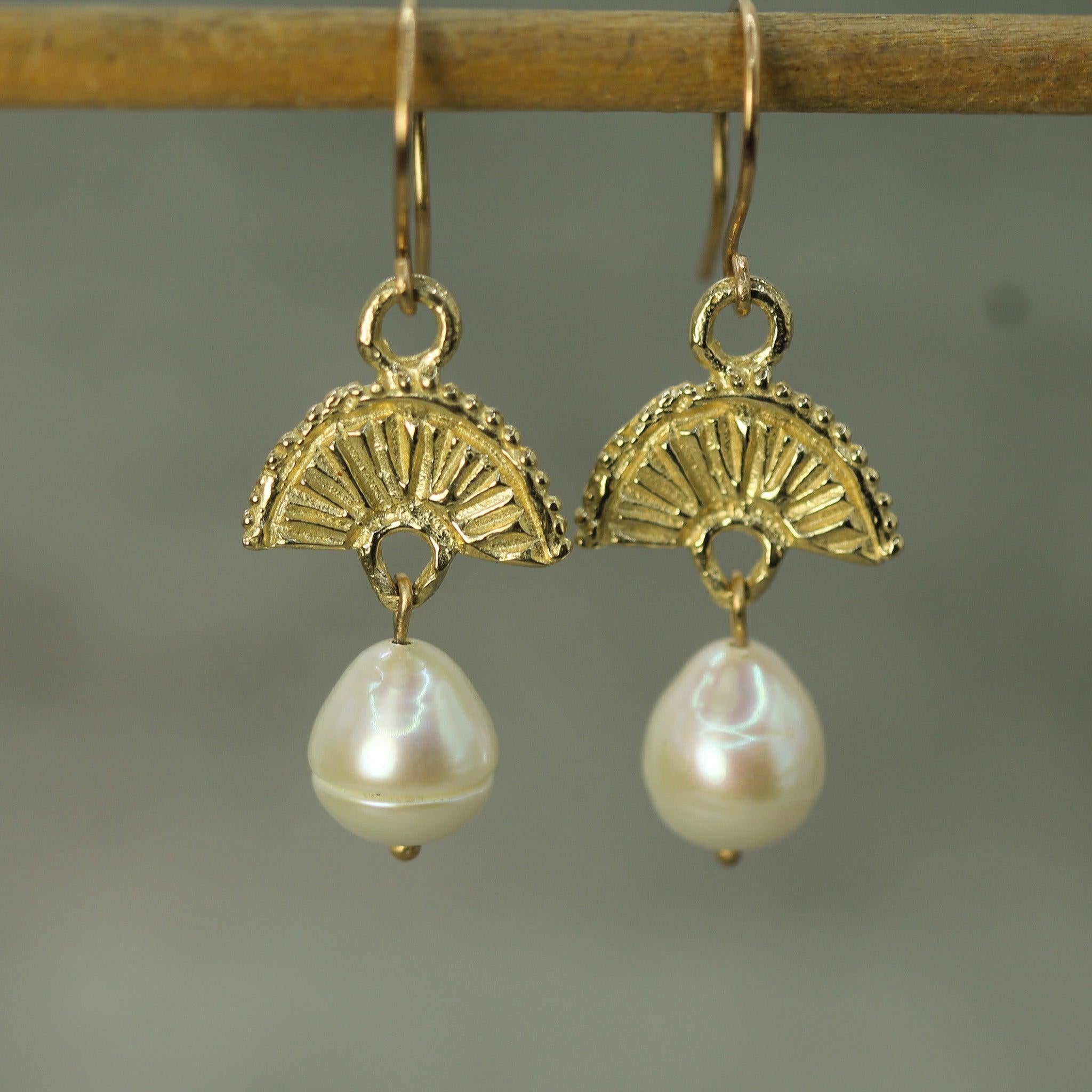 Moonrise Pearl Earrings – Emma Glover Designs