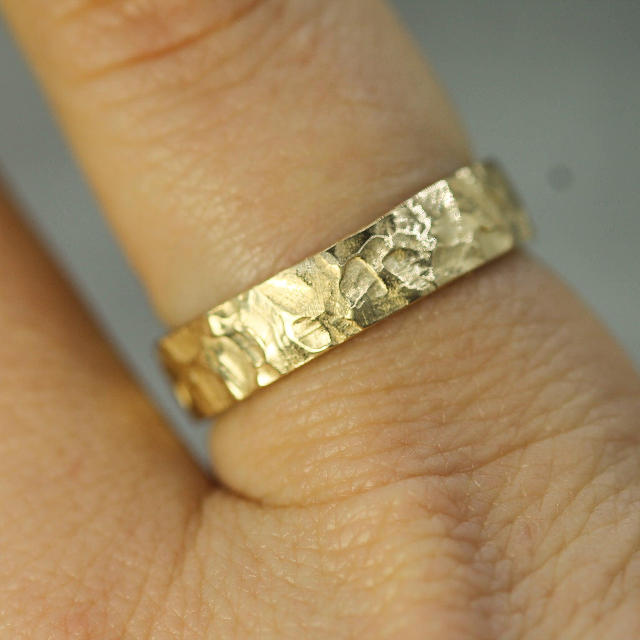 Jasper Band (Flat) | Men's Wedding Band | Wedding Band – Emma Glover ...