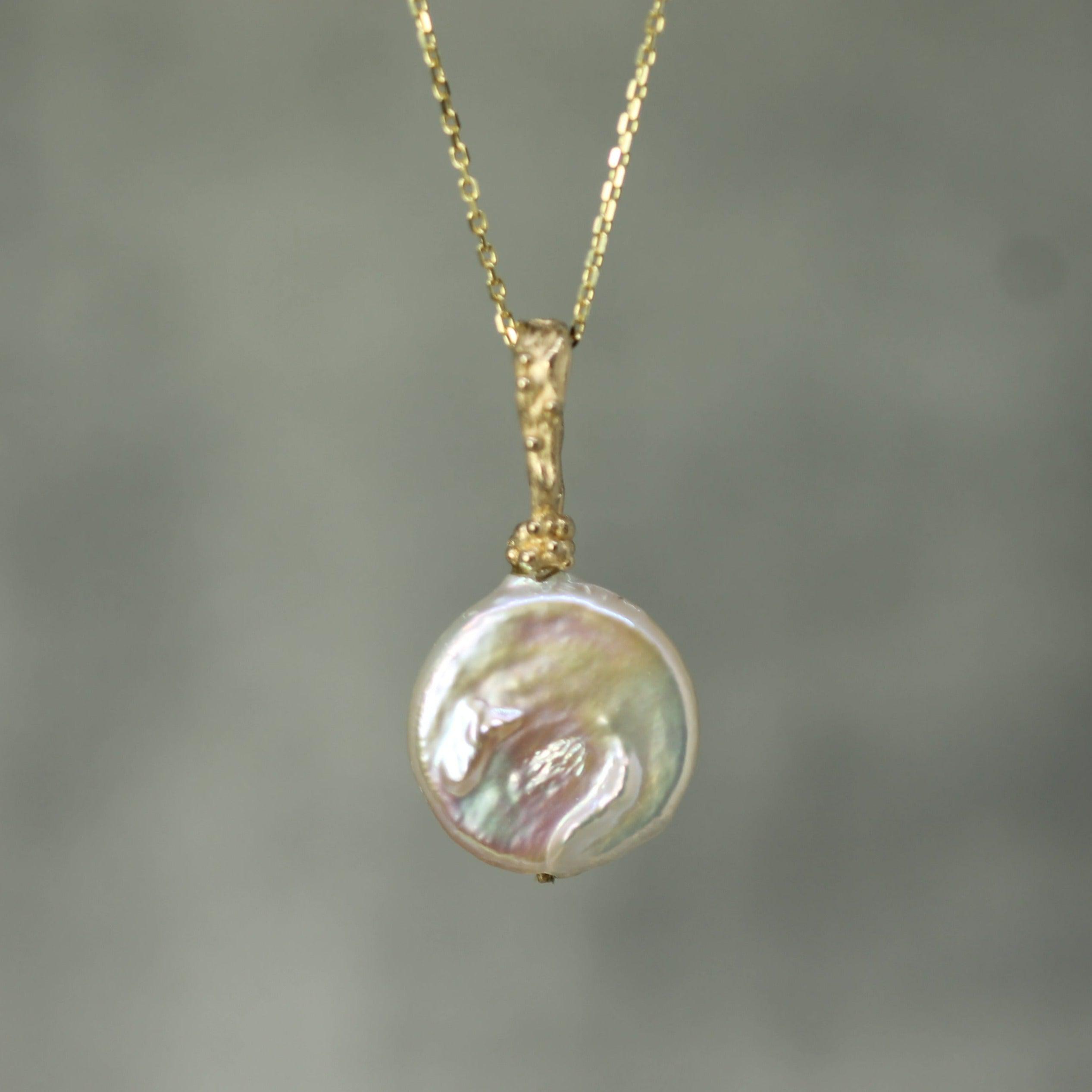 Mother Moon Pearl Pendant | Pearl Pendant – Emma Glover Designs