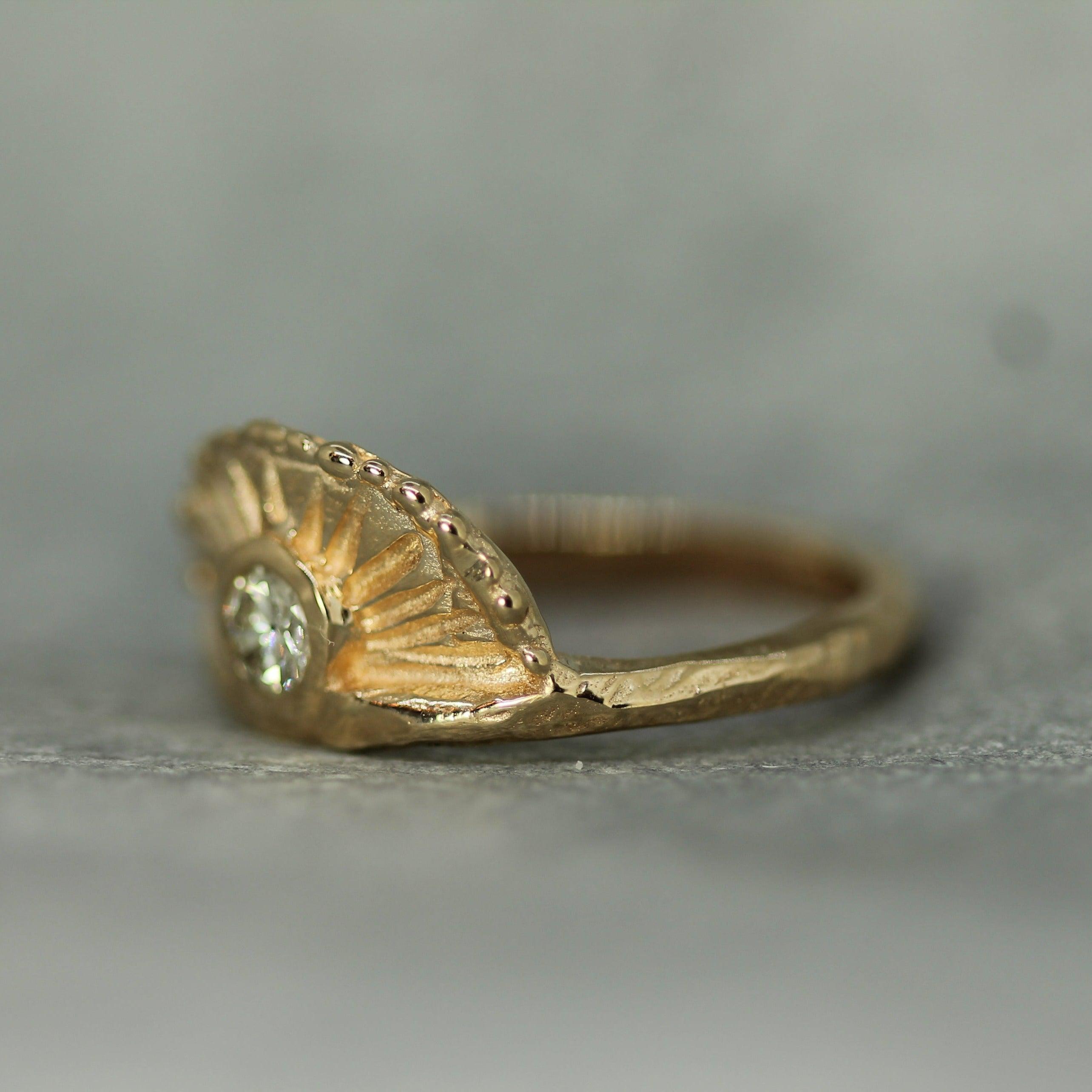 Sunrise Ring | Diamond Ring | Alternative Engagement Ring – Emma Glover ...